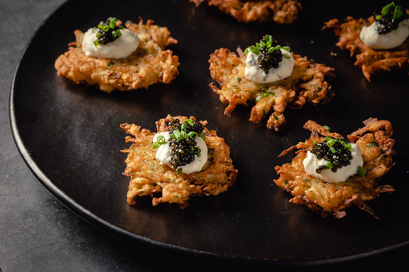 Celery Root Latkes with Horseradish Sauce